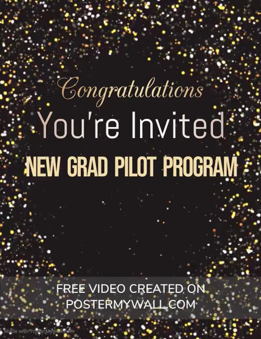 Copy of Graduation Video, Graduates Video | PosterMyWall