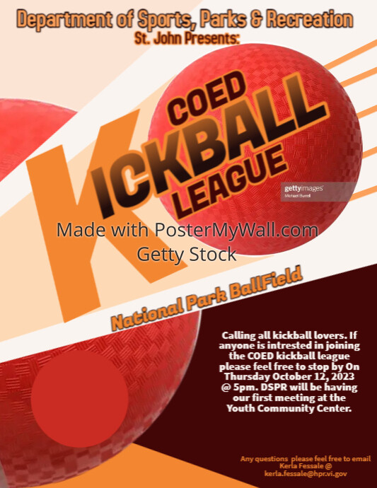 Kickball Tournament Flyer | PosterMyWall
