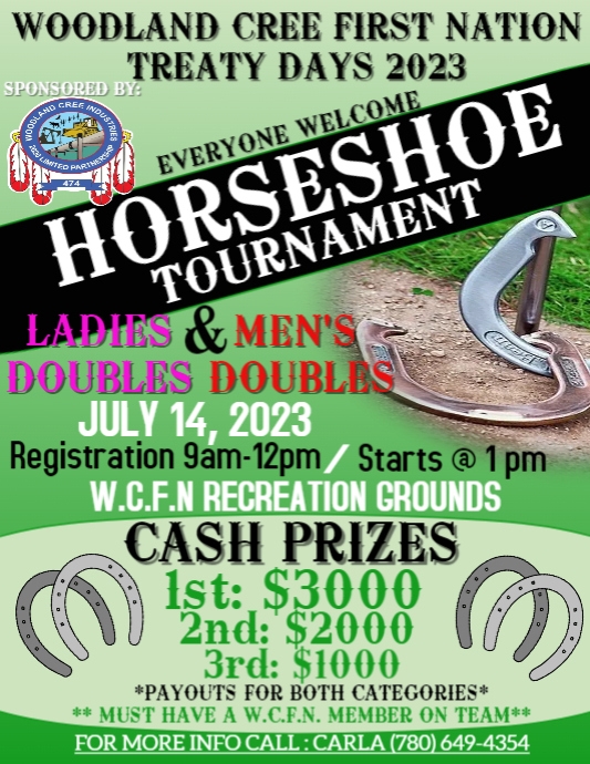 Horseshoe Game Announcement (2) | PosterMyWall