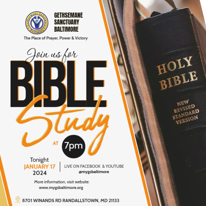 bible study service | PosterMyWall