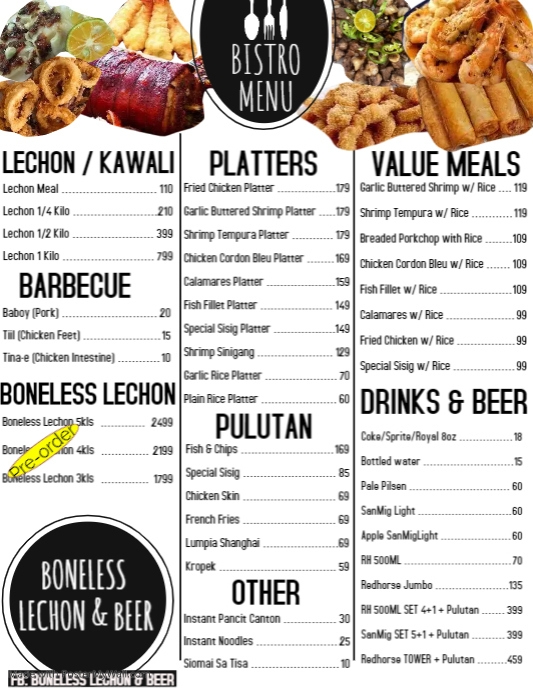 Final Menu | PosterMyWall