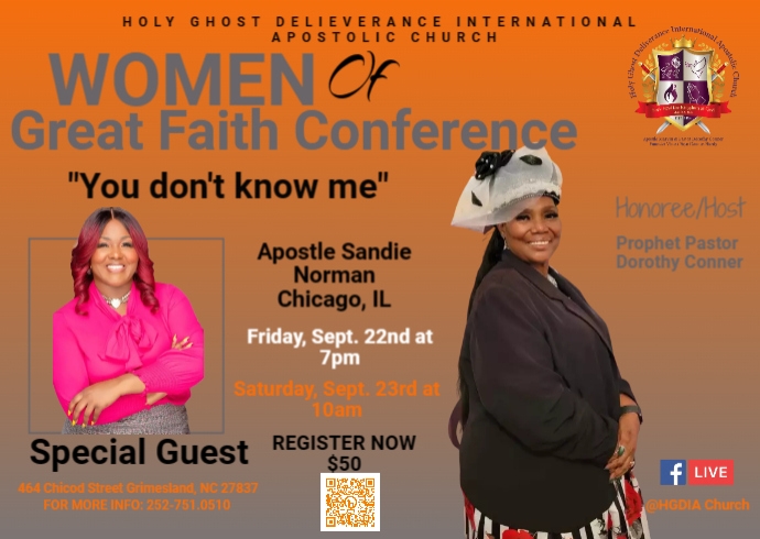 Copy of women church conference (1) | PosterMyWall