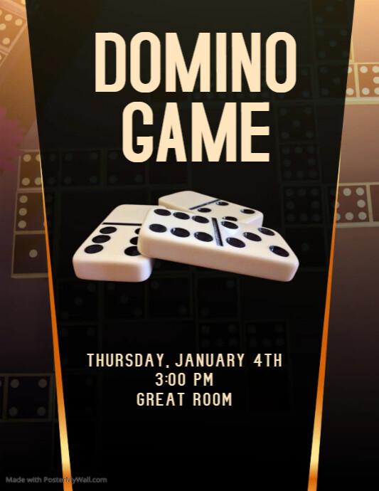 Domino Tournament Flyer | PosterMyWall