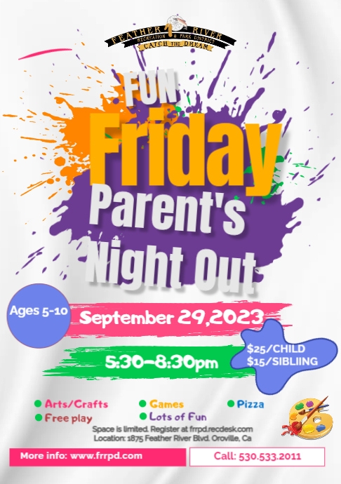 Copy of Fun Friday Parent night out | PosterMyWall