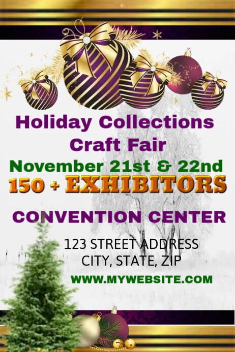 Holiday Collection Craft Fair Template | PosterMyWall