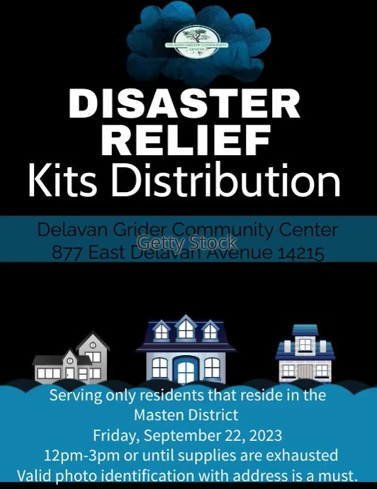 Black and Blue Disaster Relief Square Video | PosterMyWall