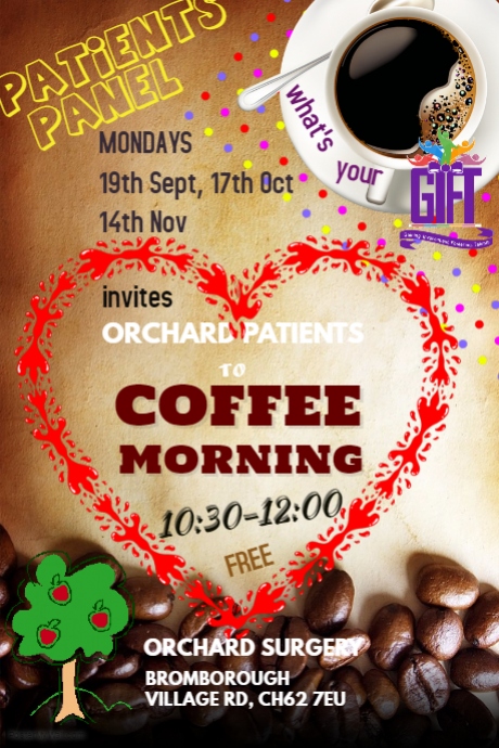 Copy of Coffee Morning Poster | PosterMyWall