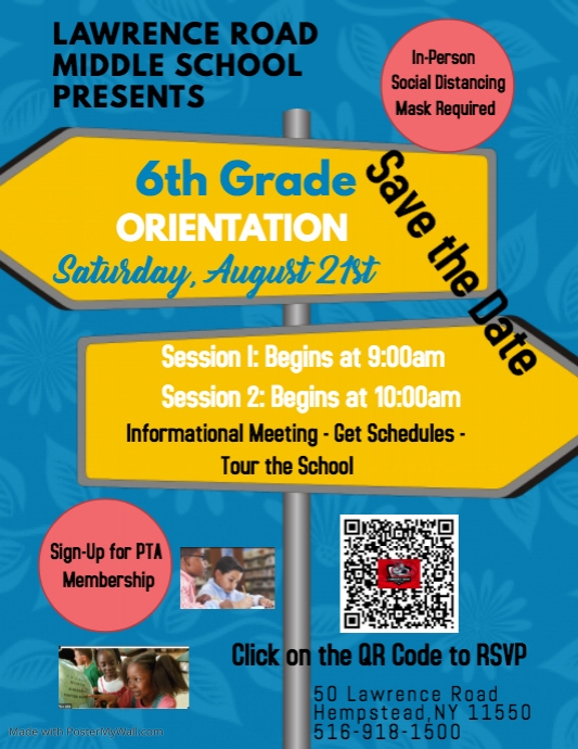 6th Grade Aug 2021 | PosterMyWall