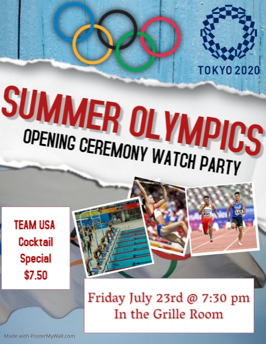 Copy of Copy of The Olympics Live Screening Flyer Template | PosterMyWall