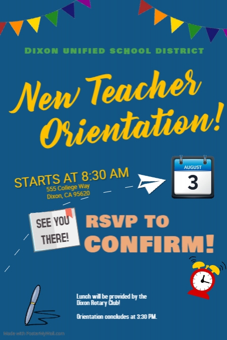 Copy of Copy of Back to school Orientation | PosterMyWall