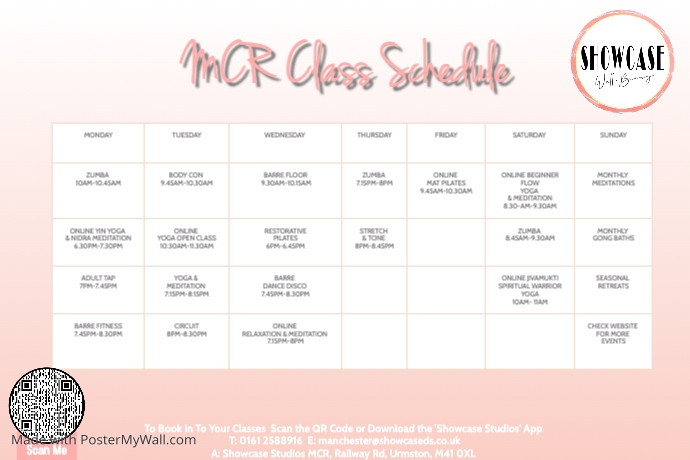 Copy of MCR Wellbeing Schedule Template | PosterMyWall