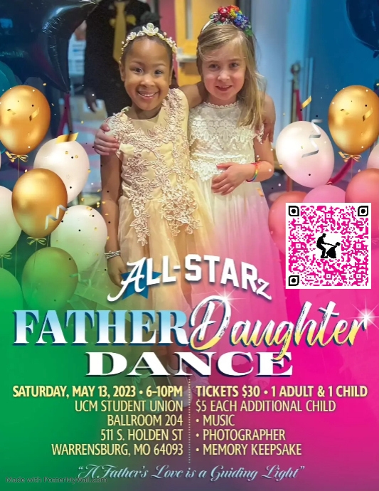 Father Daughter flyer 040523 w QR | PosterMyWall
