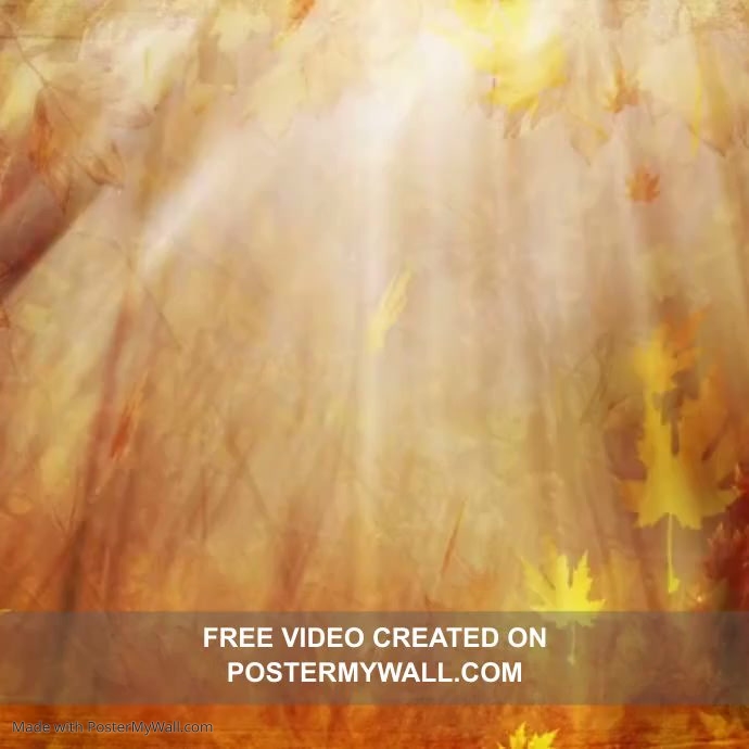 Copy of Salinan Fall event video template | PosterMyWall