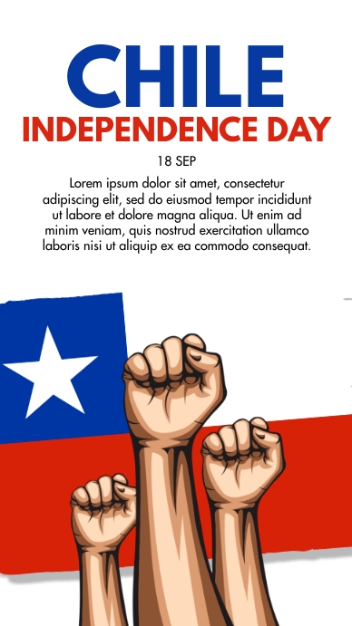 18 Sep - Chile Independence Day Template | PosterMyWall