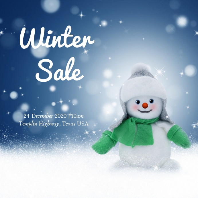 21 Winter Template | PosterMyWall