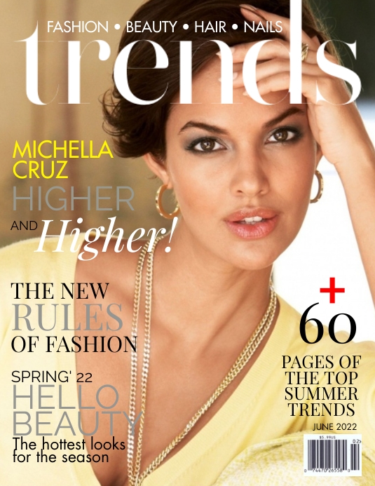 Plantilla de 180622 Trends magazine cover template | PosterMyWall