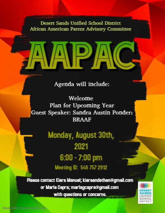 Copy of AAPAC Meeting | PosterMyWall