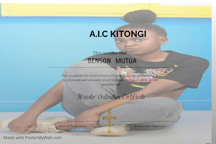 CERTIFICATE OT PARTICIPATION | PosterMyWall