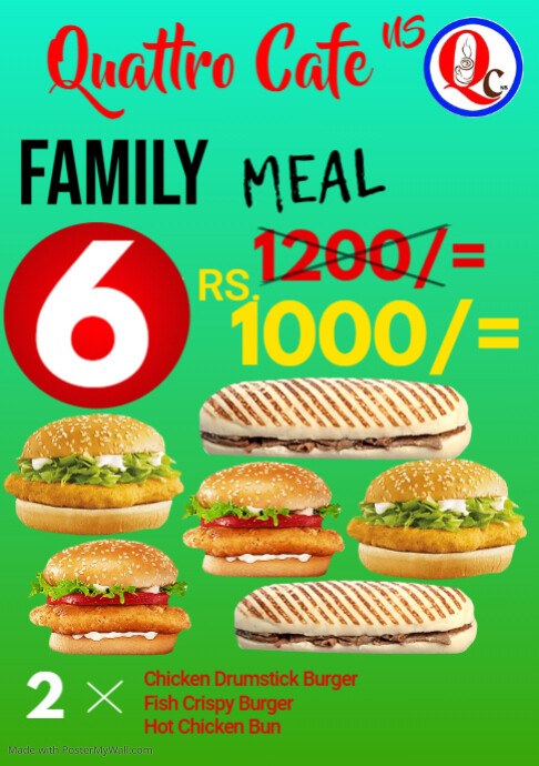 Burger Offer Template | PosterMyWall