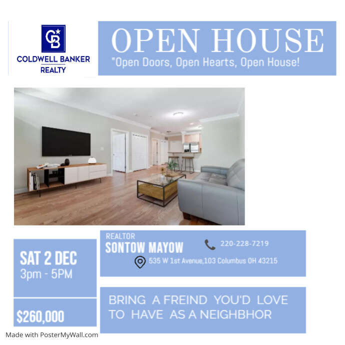 Copy of Modern Open House Online ad | PosterMyWall