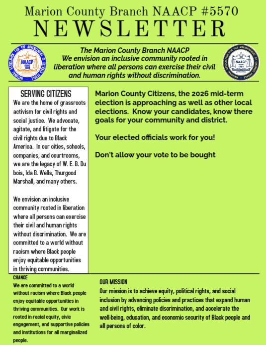 News Letter NAACP page 2 | PosterMyWall