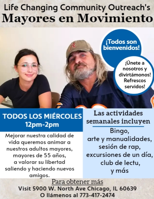 Seniors On the Move Flyer Spanish | PosterMyWall