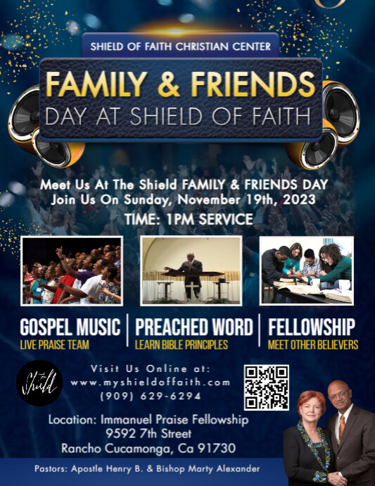 The Shield Family & Friend Flyer | PosterMyWall