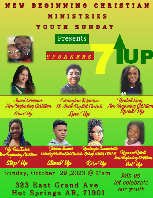 7Up Program Post Card | PosterMyWall