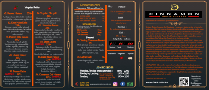 Copy of home cooking MENU | PosterMyWall