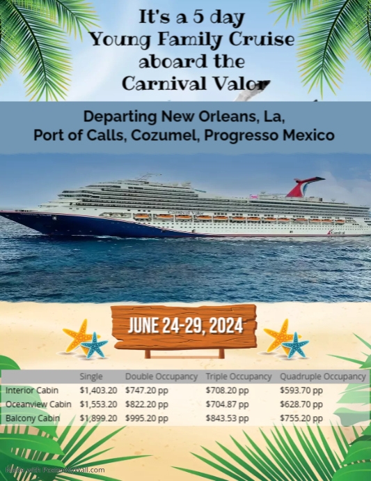 Cruise Party Flyer | PosterMyWall