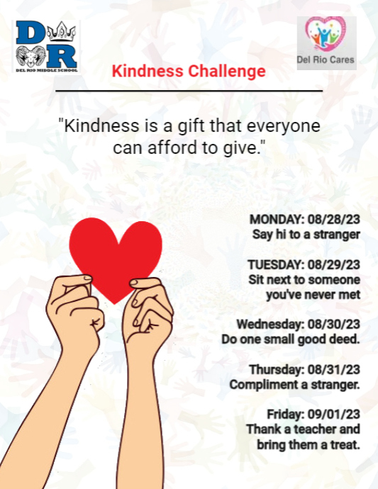 Random Acts of Kindness Day idea flyer | PosterMyWall