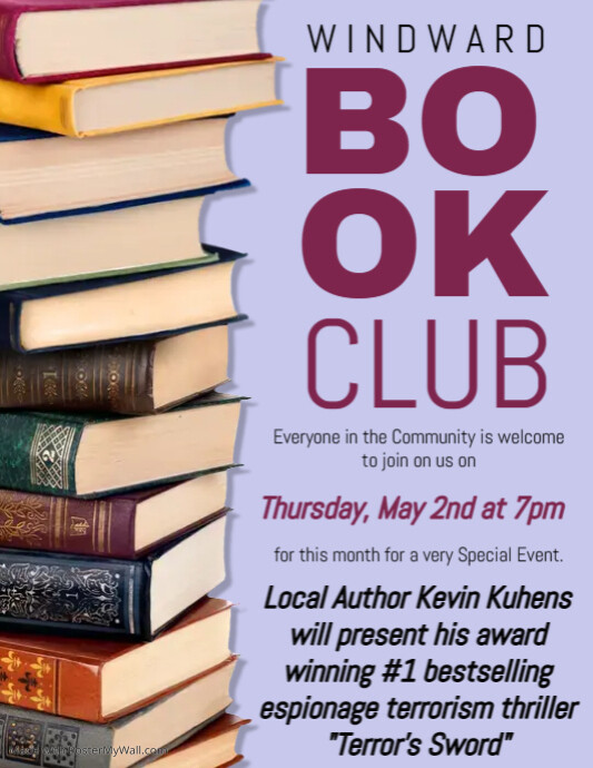 Book Club Flyer Template (3) | PosterMyWall