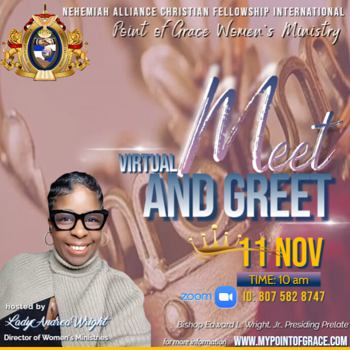 Women's Ministry meet and greet | PosterMyWall