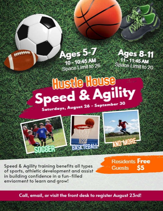 Copy of Speed & Agility | PosterMyWall