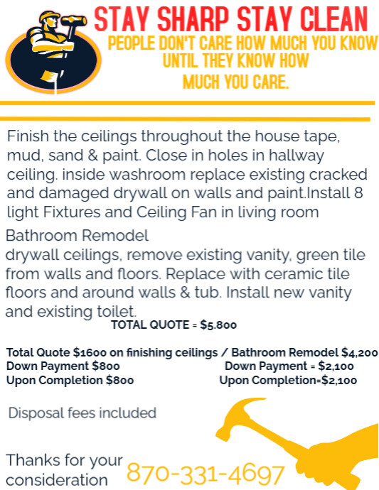 Copy of maintenance flyers | PosterMyWall