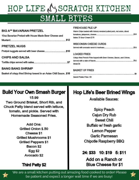 Food Menu Front | PosterMyWall