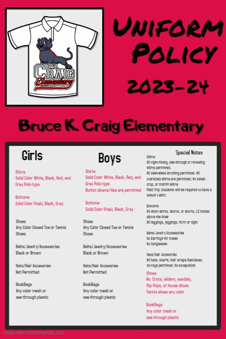 Uniform Policy | PosterMyWall