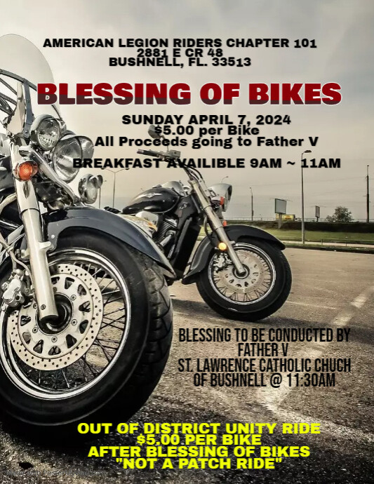 Copy of motorcycle run rally flyer template | PosterMyWall