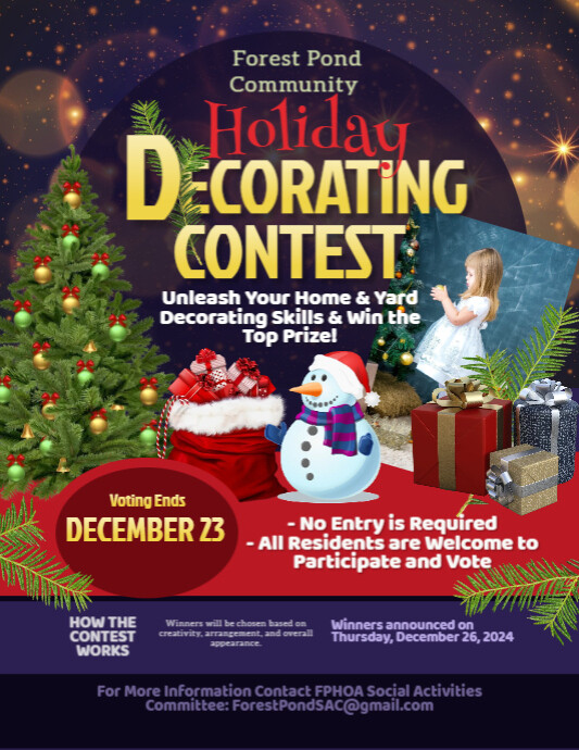 Copy of Christmas Decorating Contest Flyer | PosterMyWall