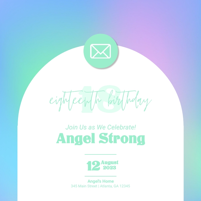 18th Birthday Template | PosterMyWall