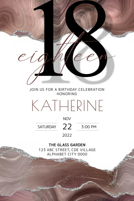 18th Birthday Poster Template | PosterMyWall