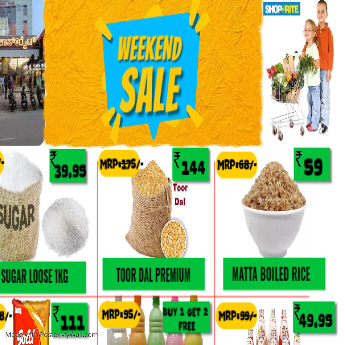 Super Shop Weekend Offer Ad | PosterMyWall