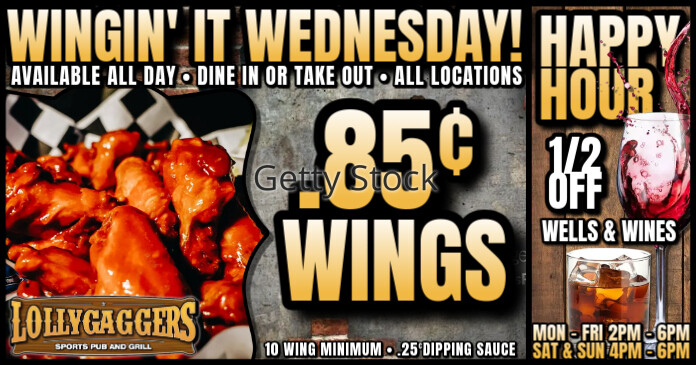 Copy of WING WEDNESDAY | PosterMyWall