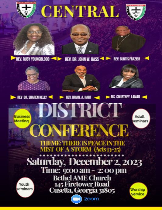 District meeting | PosterMyWall