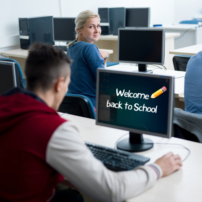 Plantilla de 195 Folleto de Bienvenida de Regreso a La Escuela ...