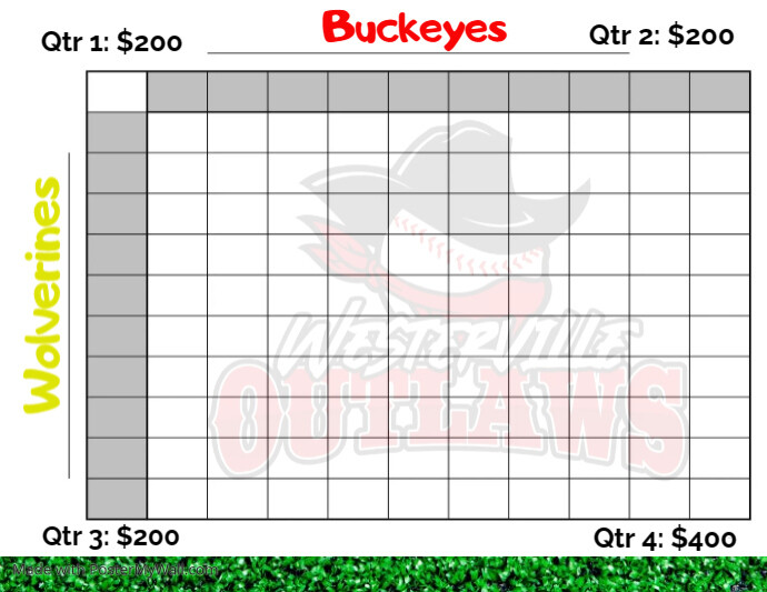 Super Bowl Squares | PosterMyWall
