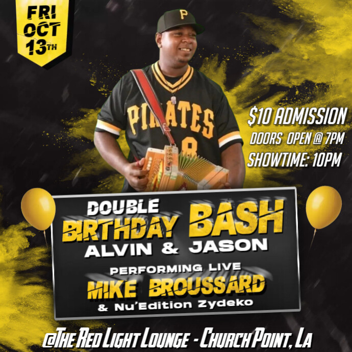 BIRTHDAY BASH (2) | PosterMyWall