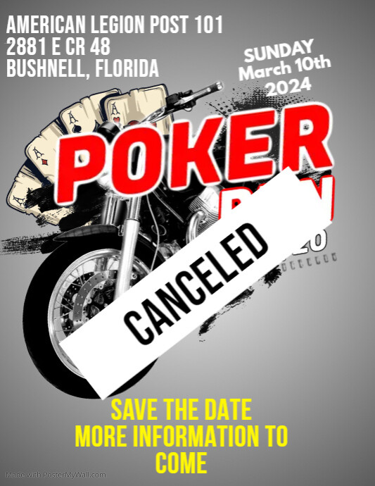 Copy of Poker Run Flyer Template | PosterMyWall
