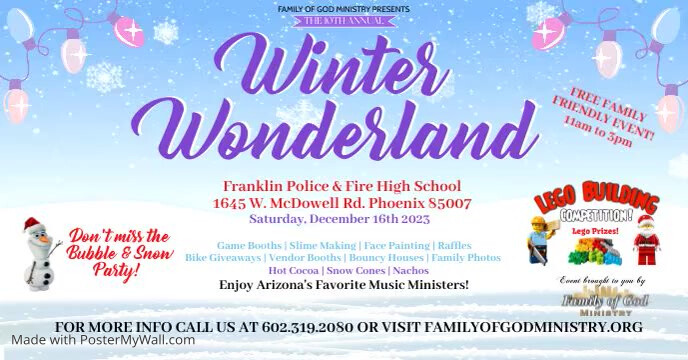 FB Event Winter Wonderland 2023 | PosterMyWall