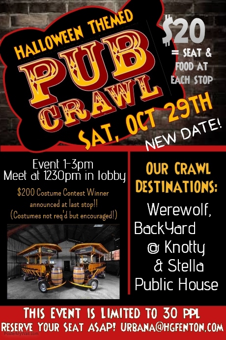Copy of Copy of pub crawl bar flyer | PosterMyWall